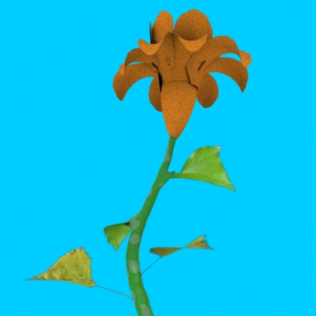 Flower Blooming Animation 3d Model