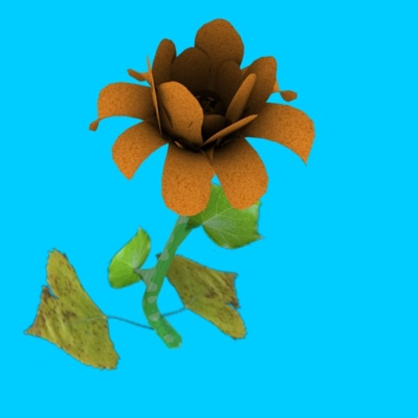modelo 3d animación de flores - TurboSquid 276955