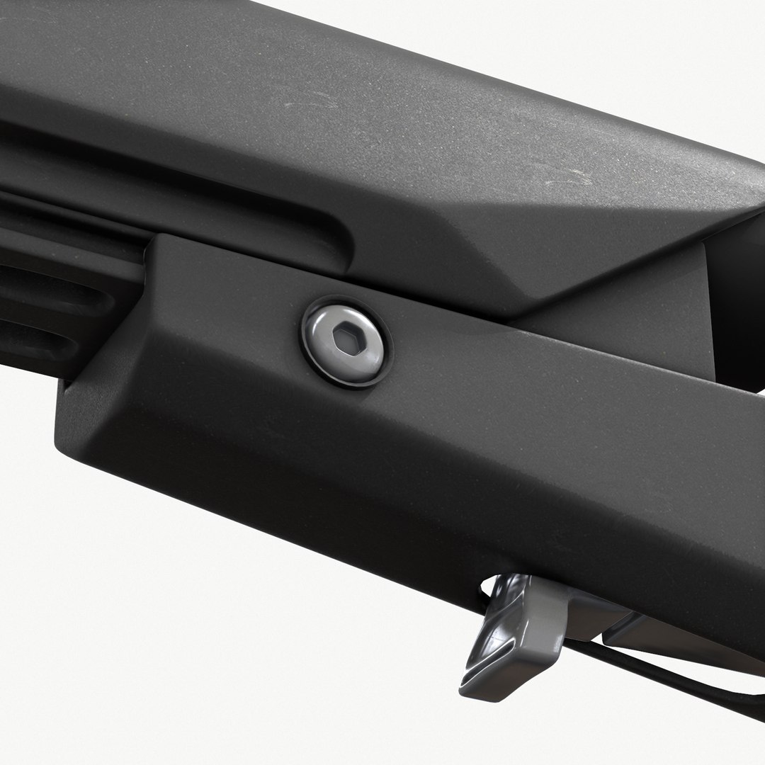 3d Model Ubr Stock Magpul