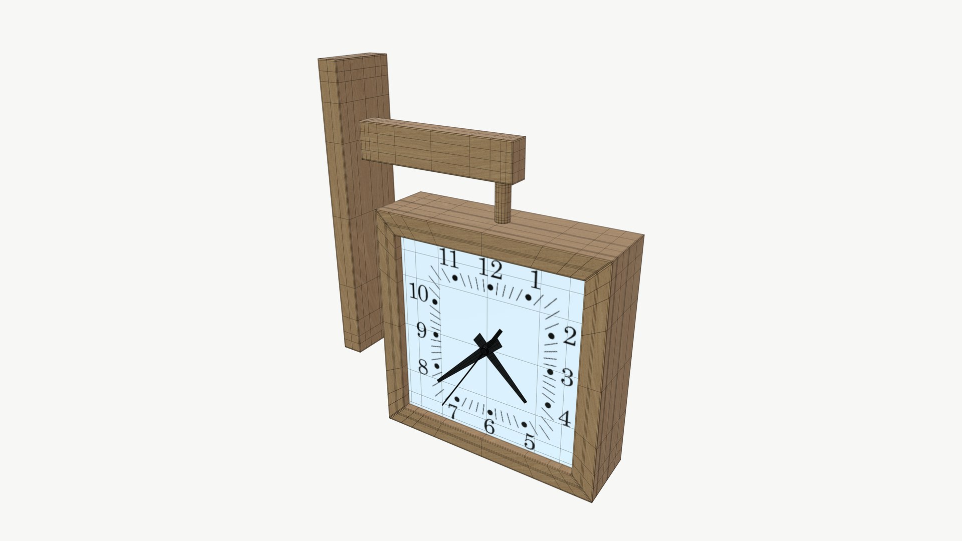 Wall Mount Clock Model - TurboSquid 2318473