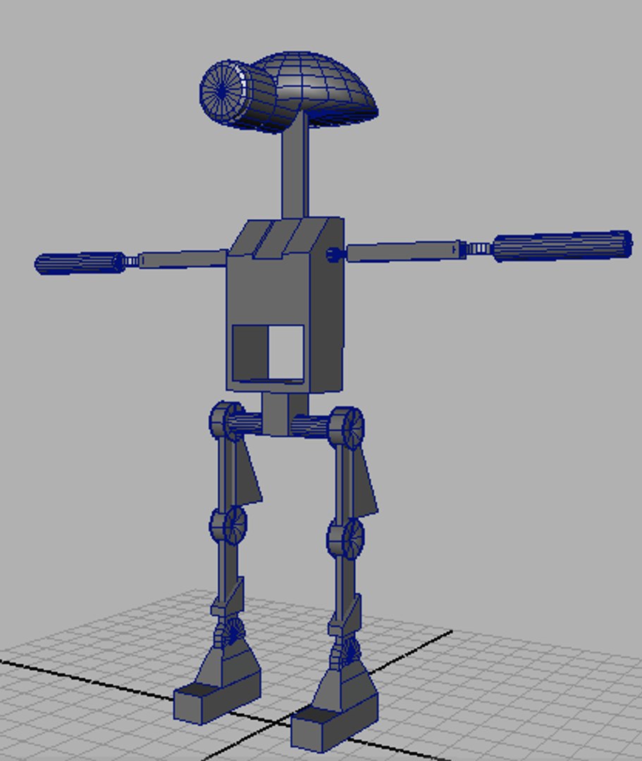 3d Mechanic Robot Model