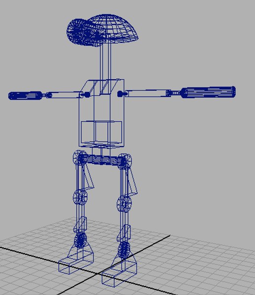 3d mechanic robot model