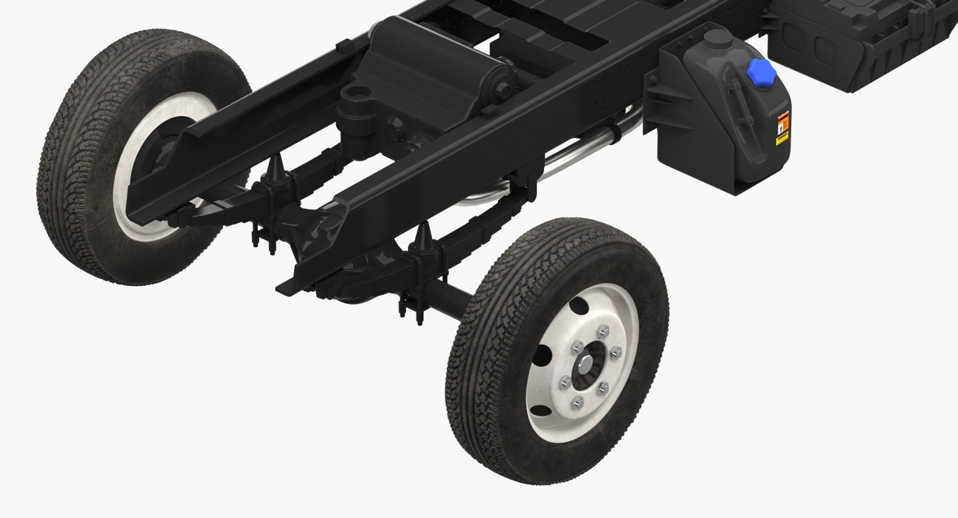 3D Truck Frame Chassis - TurboSquid 1232650