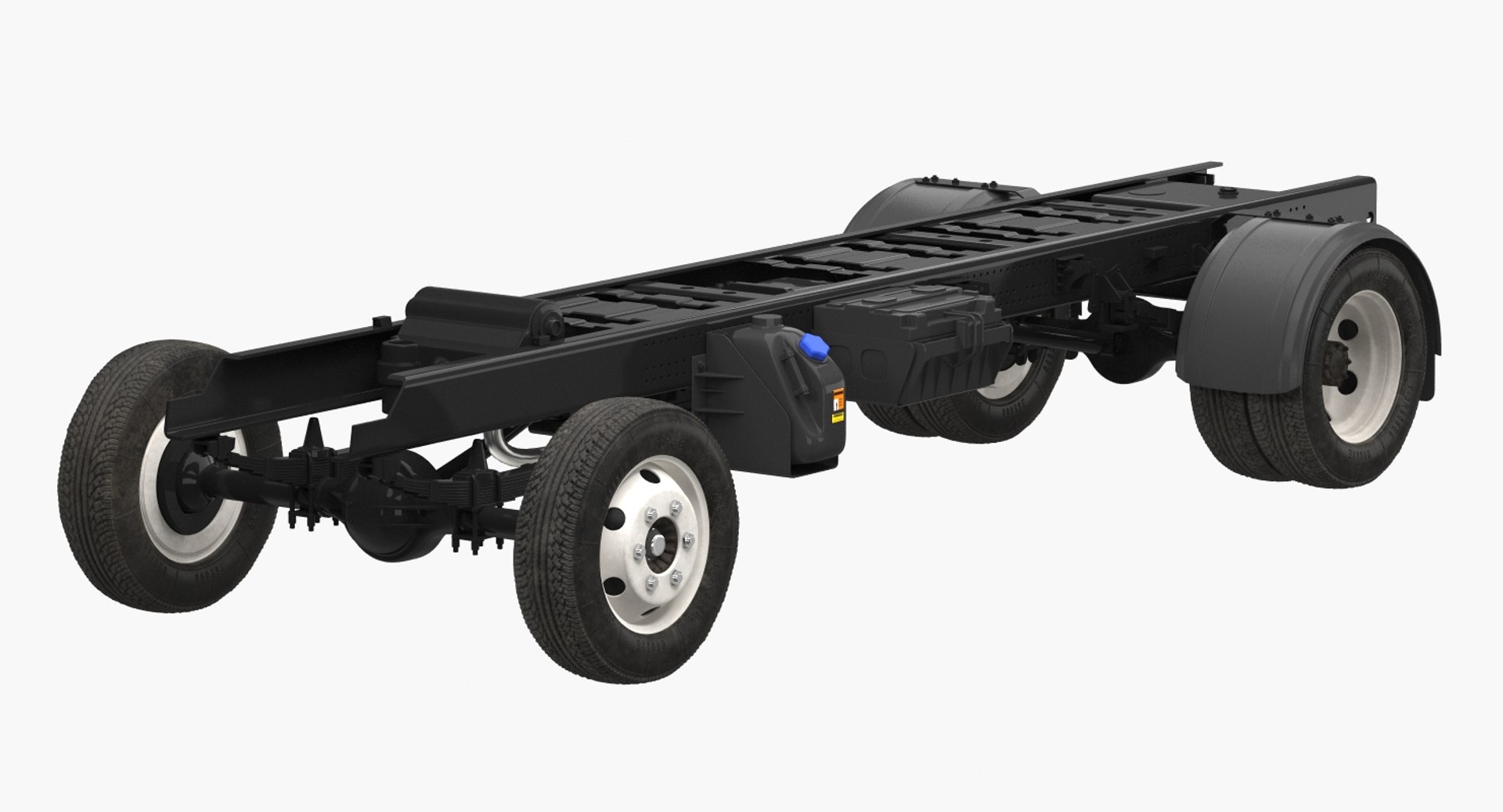 3D Truck Frame Chassis - TurboSquid 1232650