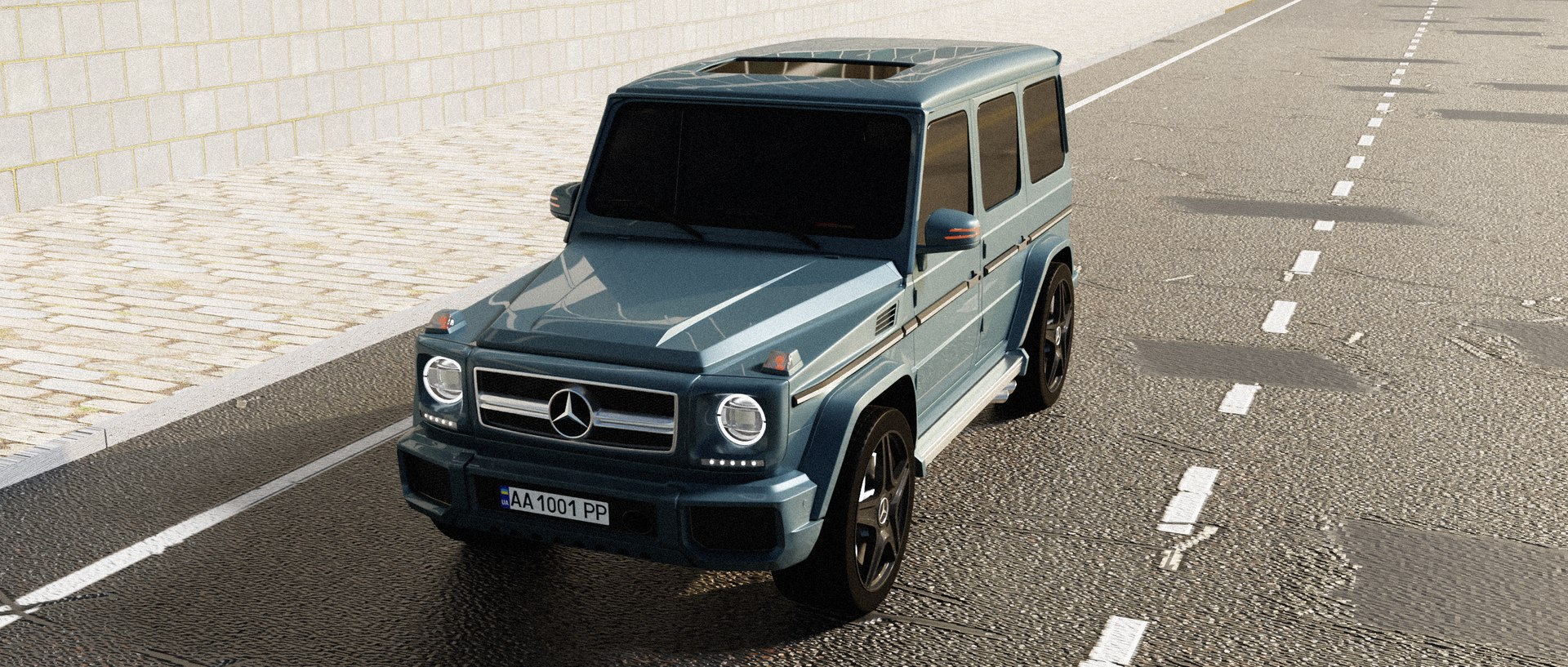 3D Model Mercedes G-class W463 G65 FOR SUBDIV - TurboSquid 1996583