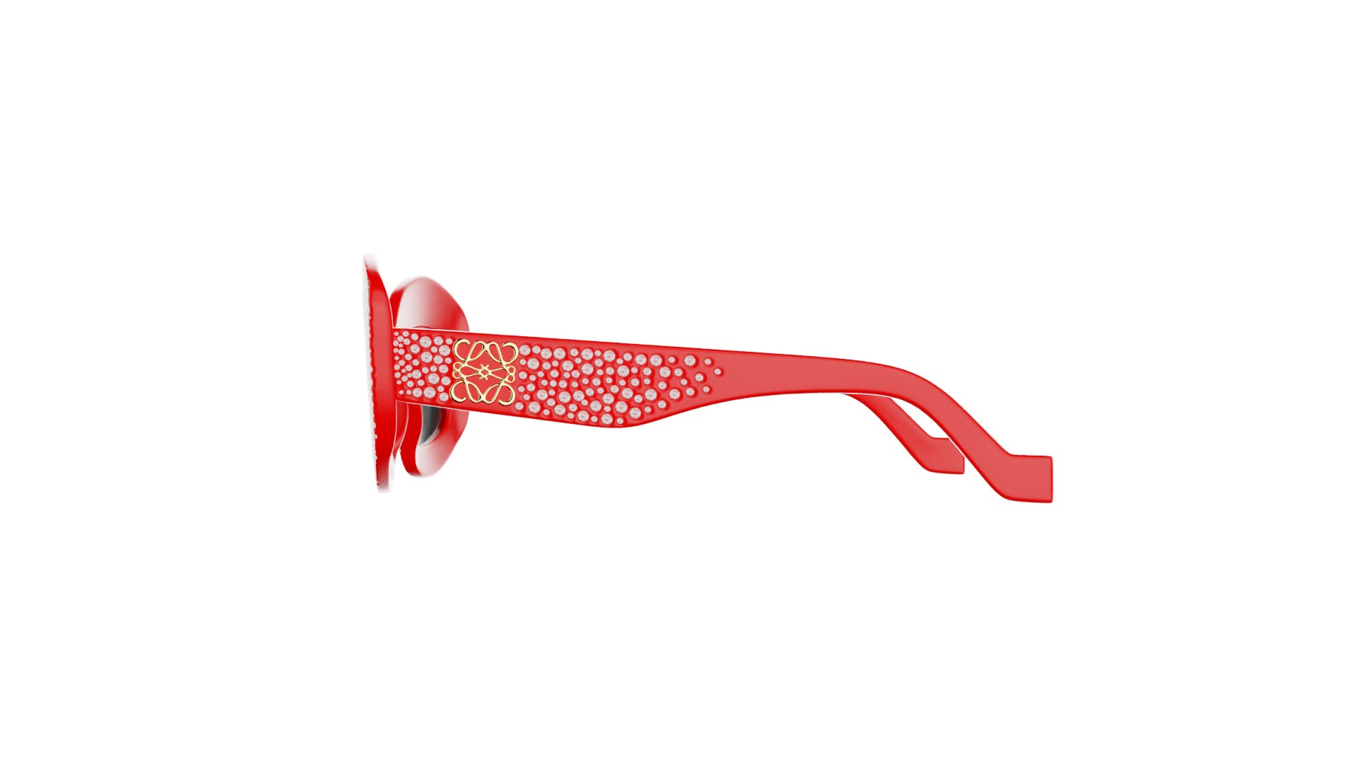 3D LOEWE Red Sunglasses Model - TurboSquid 2162118