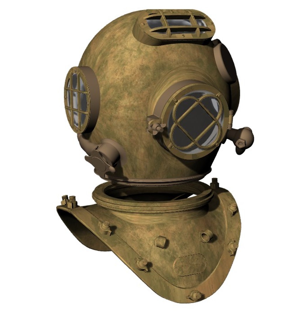 Standard Diving Helmet Model - TurboSquid 1519512