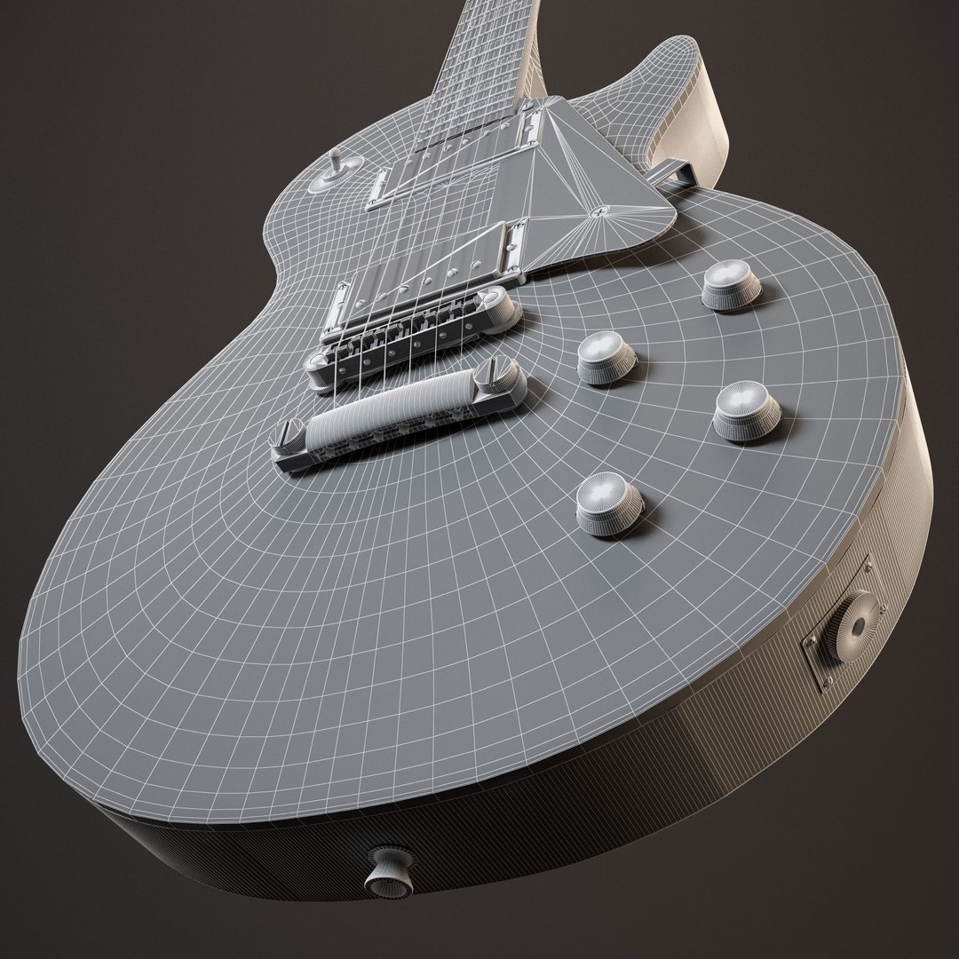 Gibson Les Paul Manhattan 3d Model