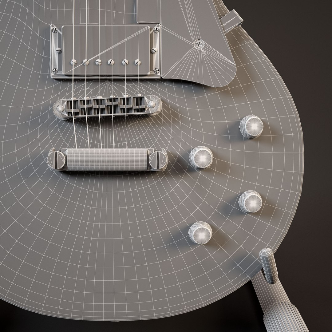 Gibson Les Paul Manhattan 3d Model