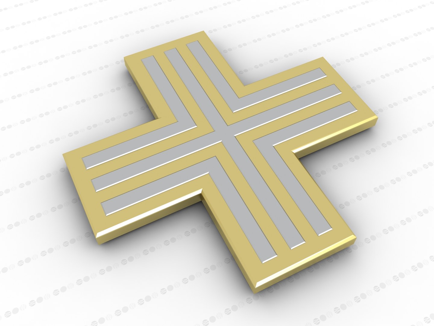 3D cross model - TurboSquid 1474248