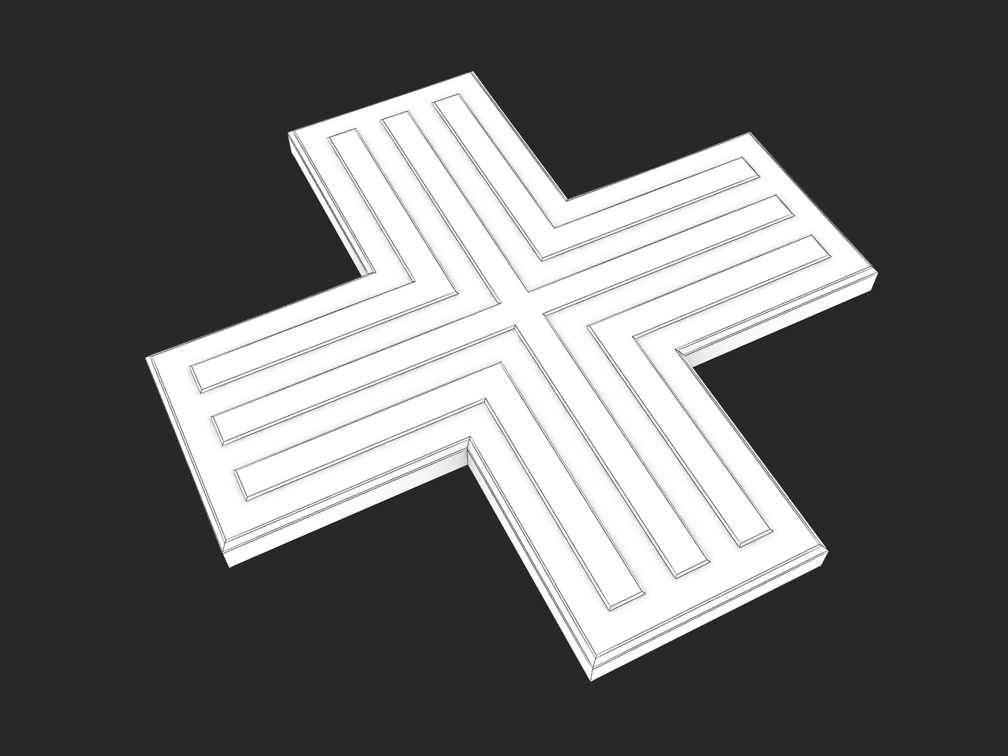 3D cross model - TurboSquid 1474248
