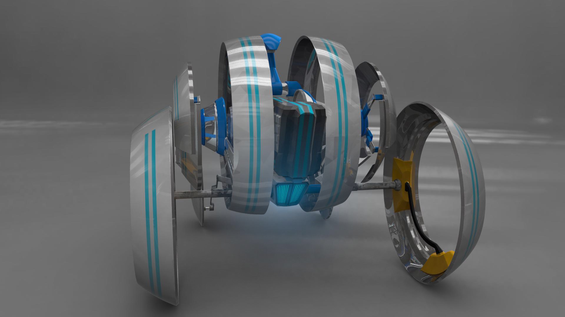 3D model sphere robot transformable rigged - TurboSquid 1235777