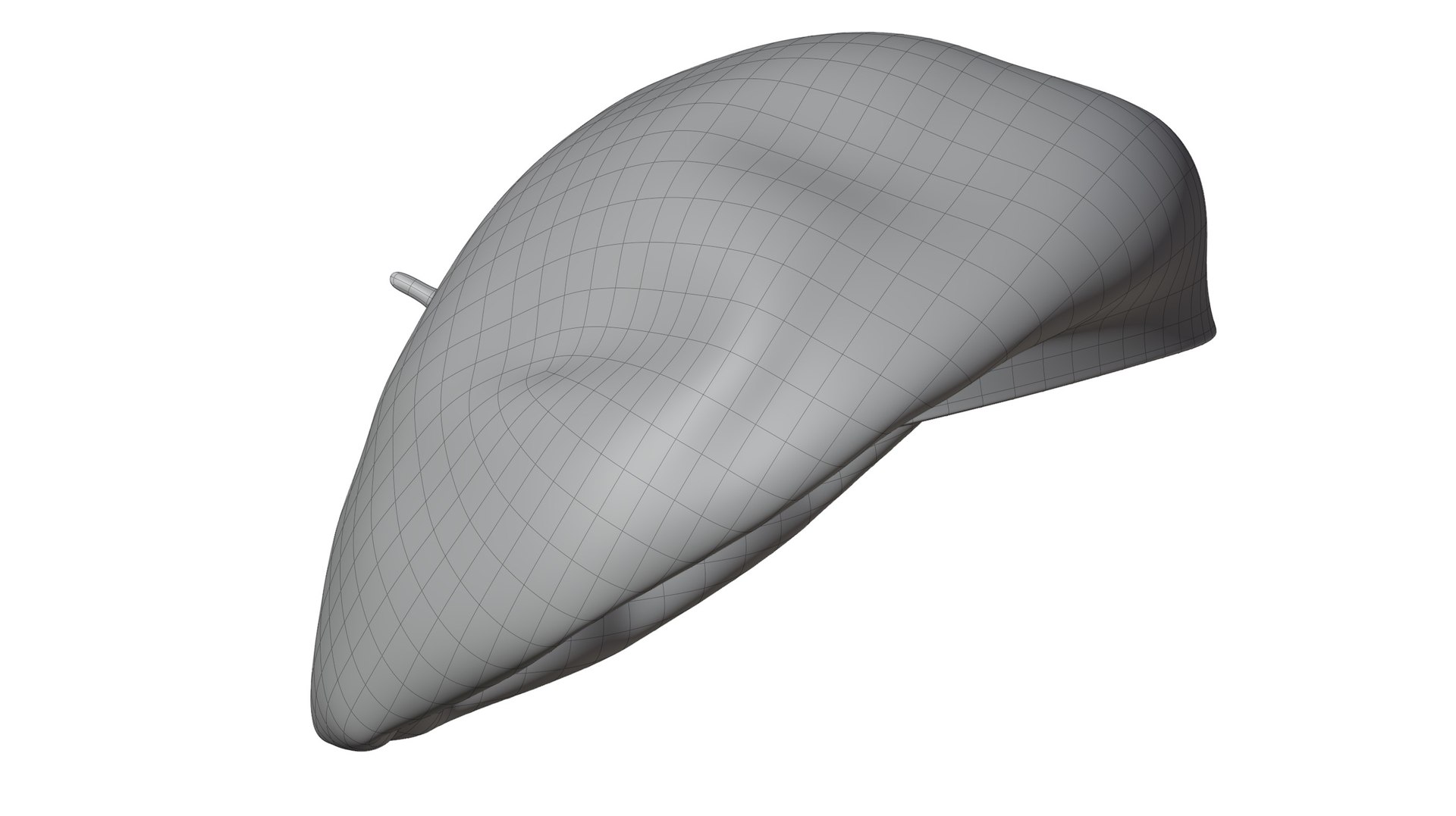 3D Wool Beret Model - TurboSquid 1998160