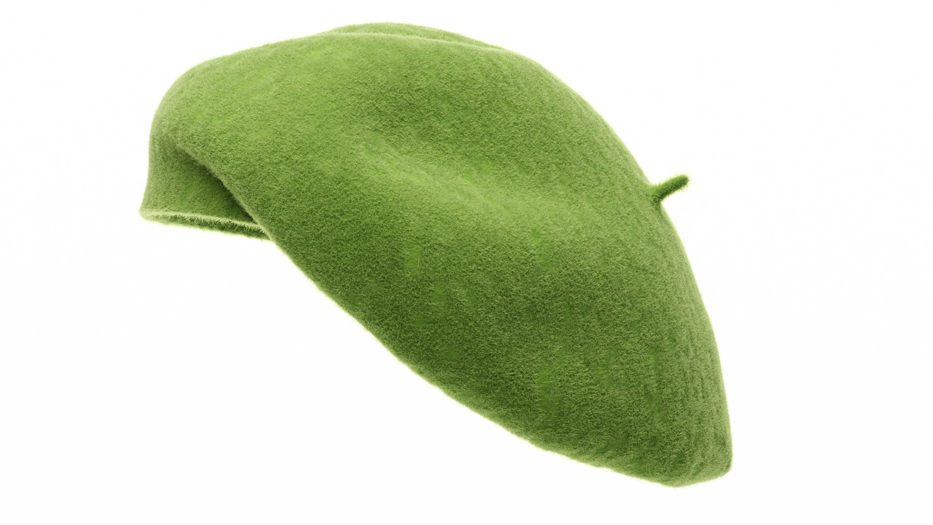 3D Wool Beret Model - TurboSquid 1998160