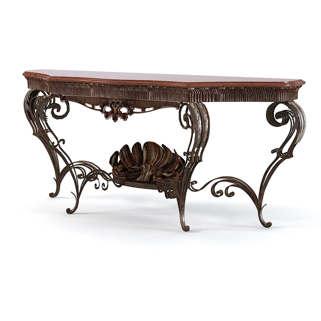 Jumbo Console Table 3d Model