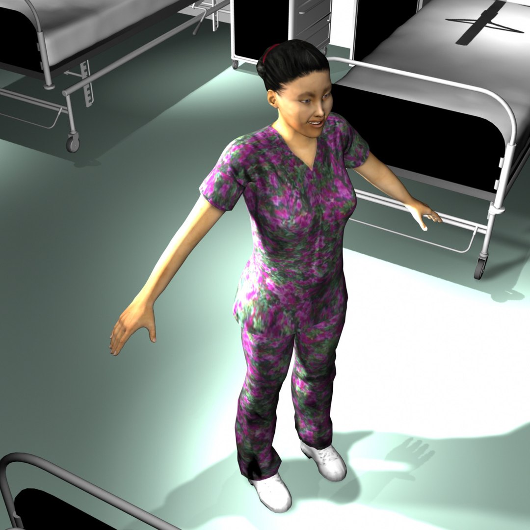 3d Female Medical Staff