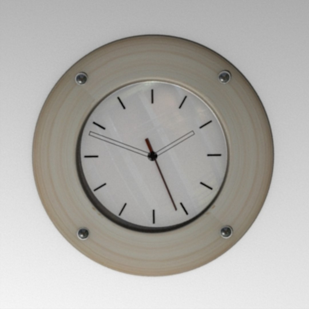 clock 3d dxf