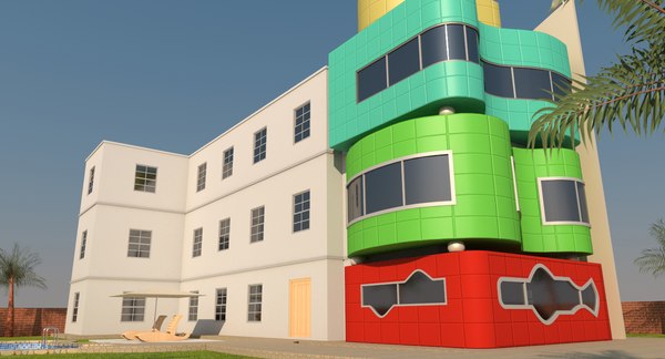 modern house 3d model