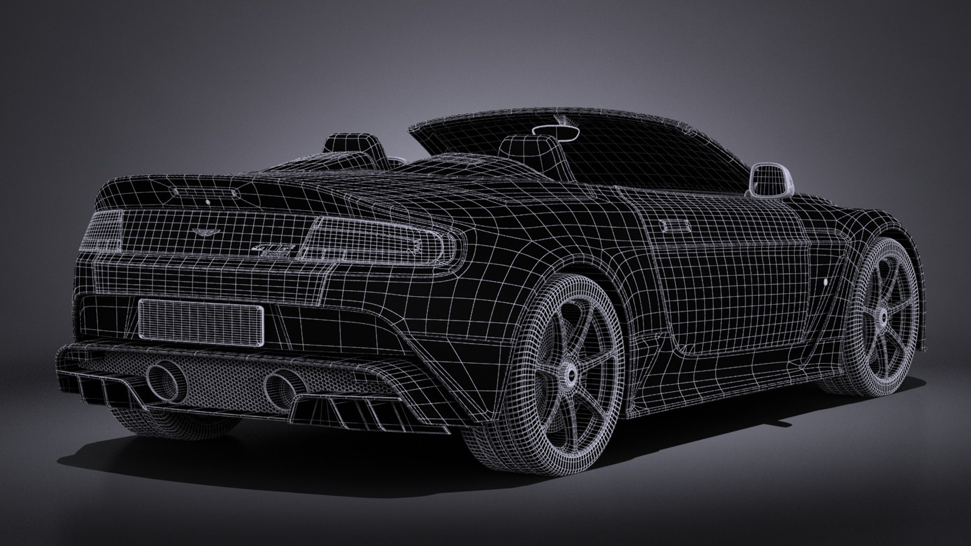 3d model aston martin vantage