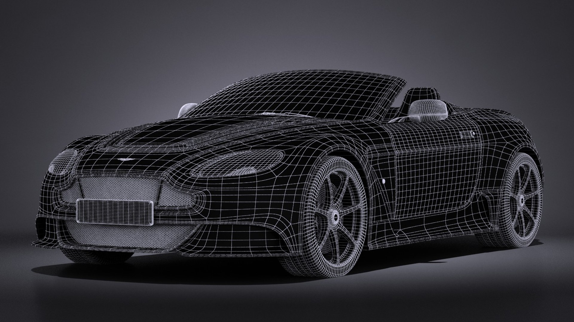 3d model aston martin vantage