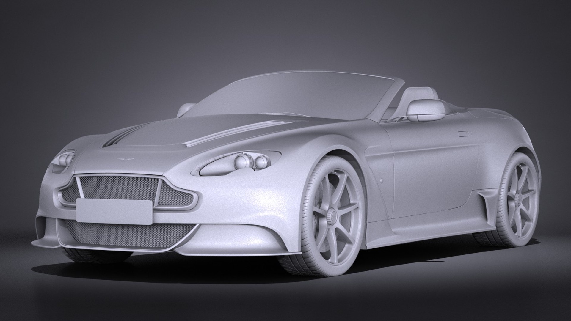 3d model aston martin vantage