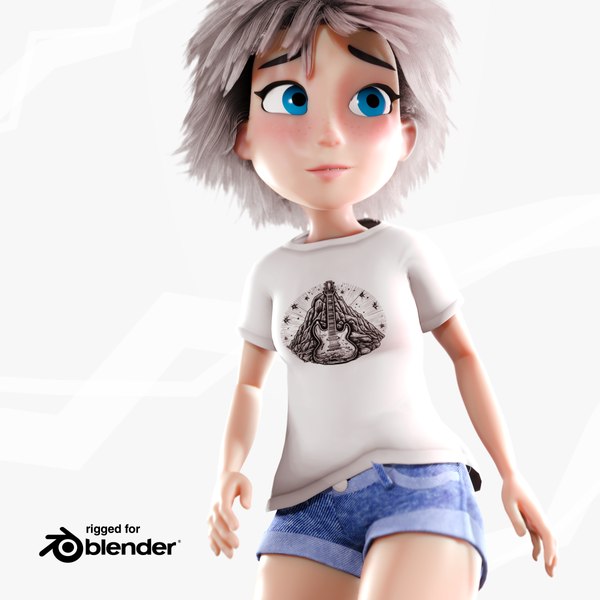modelo 3d Lora Female Character - TurboSquid 2096737