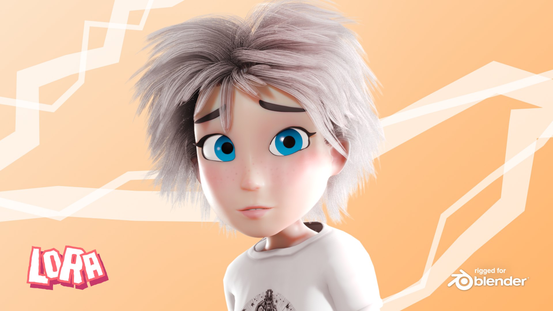 3D Model Lora Female Character - TurboSquid 2096737