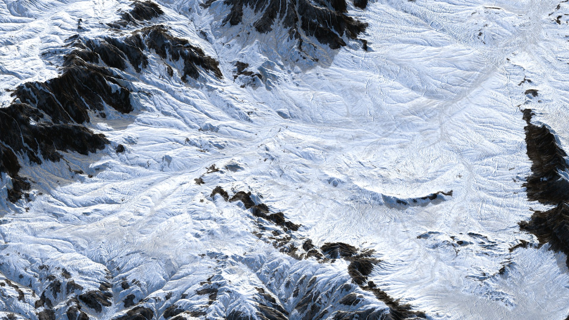 Mountain Snow Surface Plan Model - TurboSquid 2281361