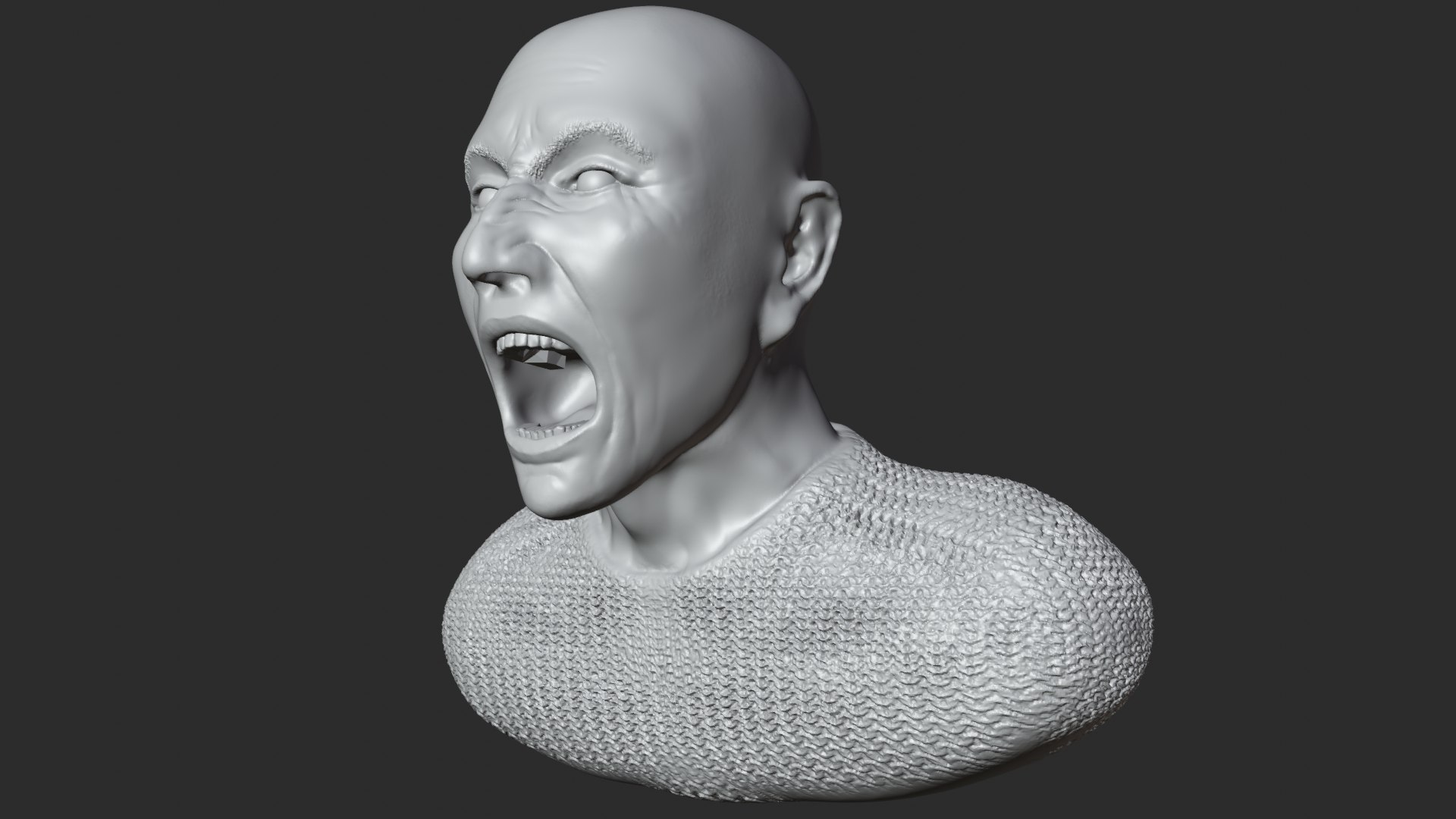 Human Bust 3D Modell 3D - TurboSquid 2328258