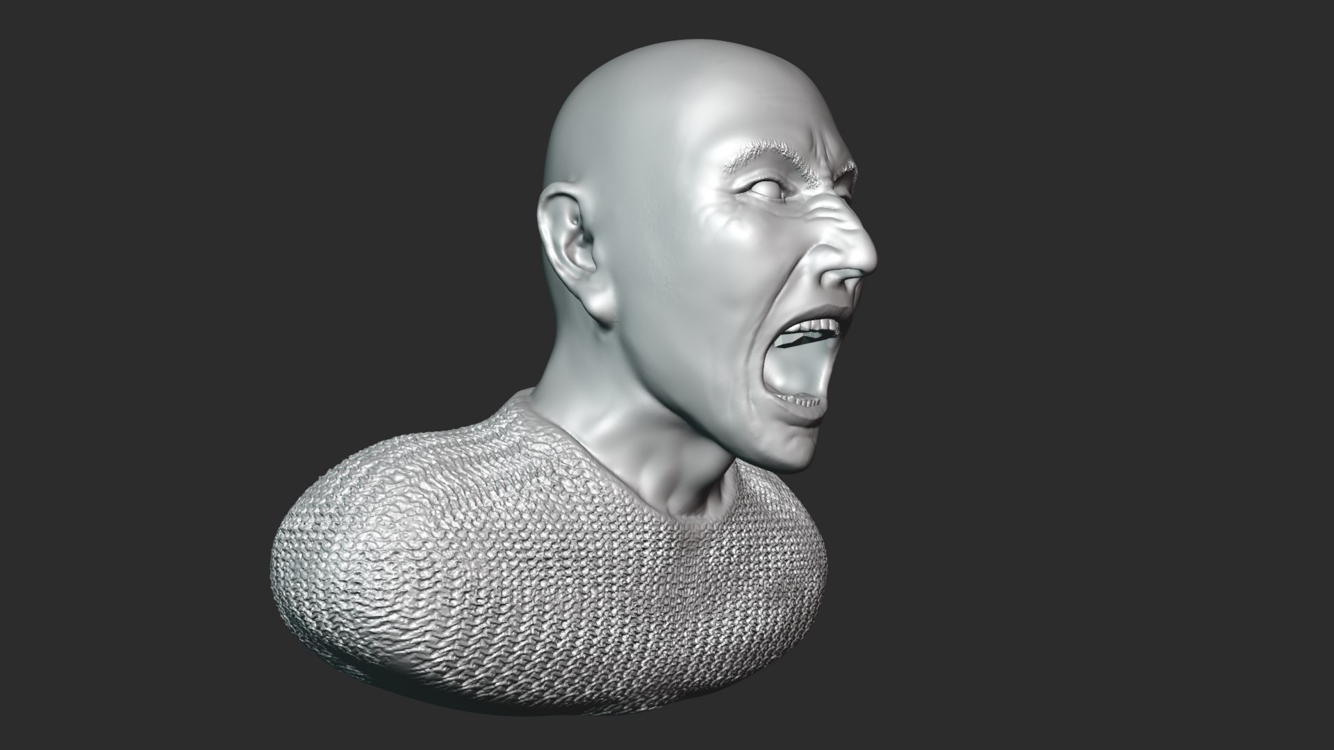 Human Bust 3D Modell 3D - TurboSquid 2328258
