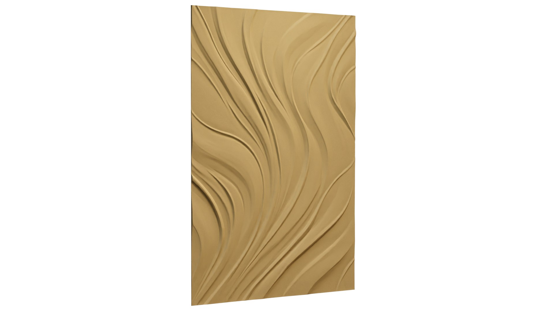 Modern Abstract Flowing Wave Bas-Relief Wall Decor Set STL Mural CNC ...