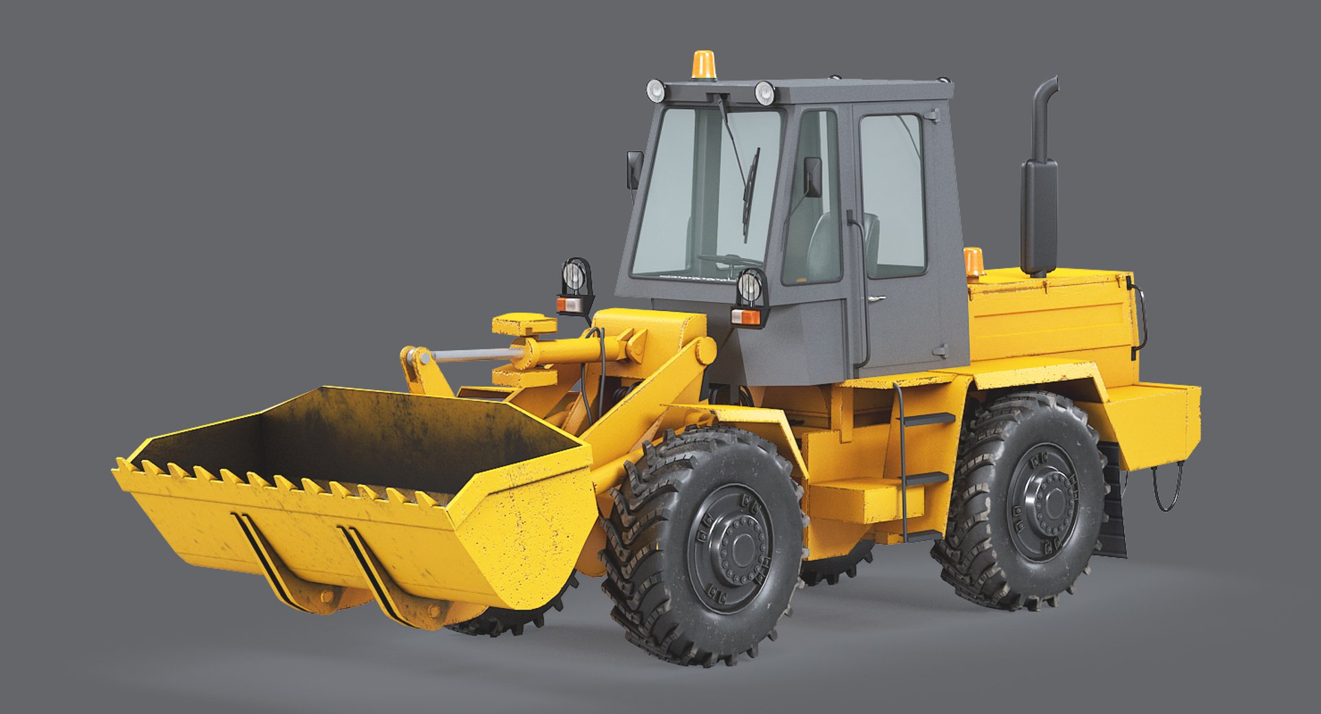 3D Wheel Loader - TurboSquid 1324358