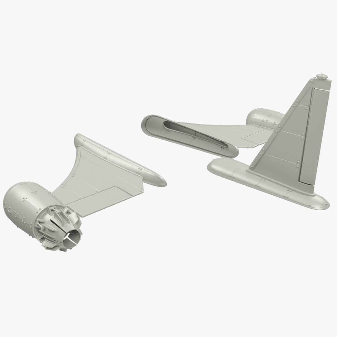 Aircraft Wings Tail Engines 3D - TurboSquid 1351802