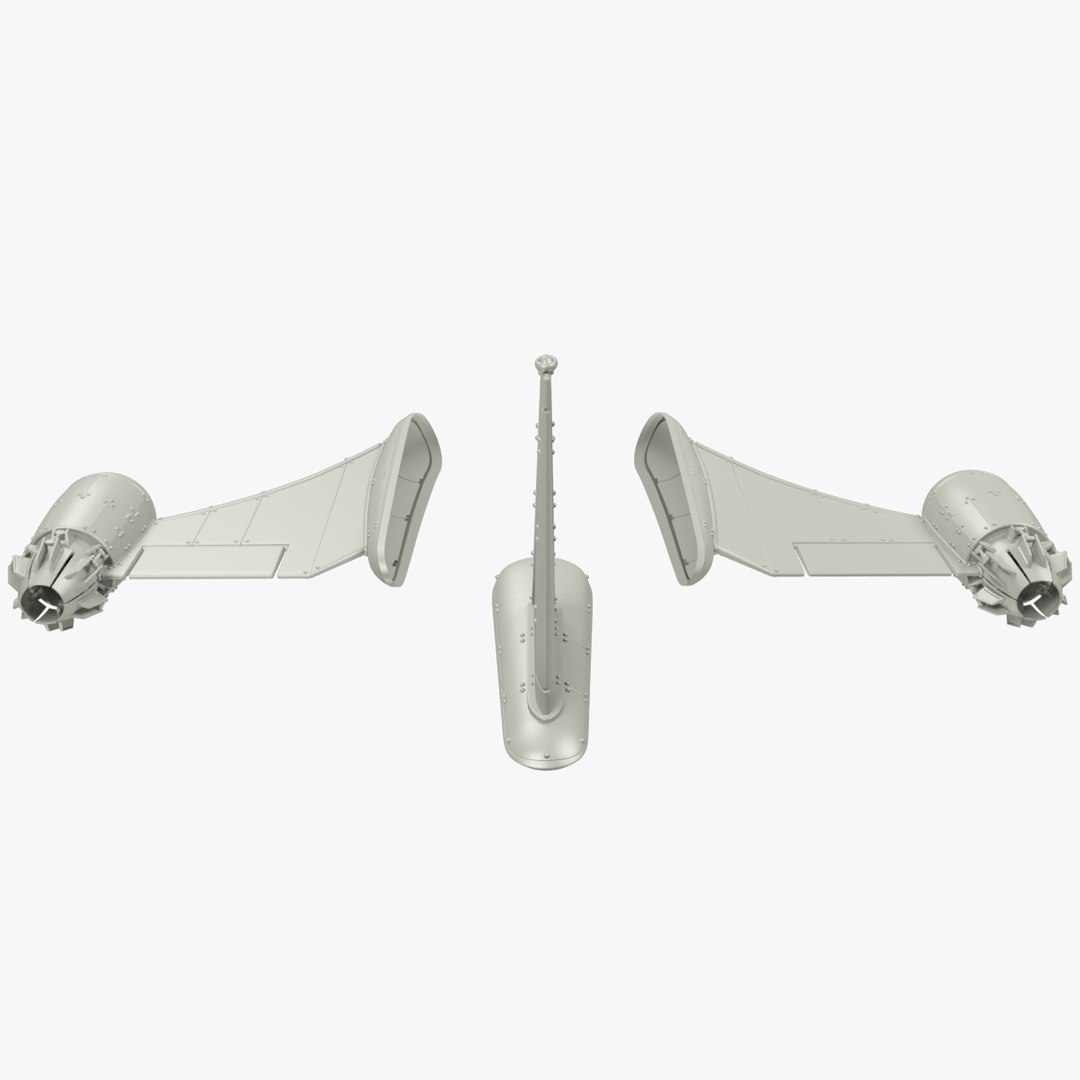 Aircraft Wings Tail Engines 3D - TurboSquid 1351802