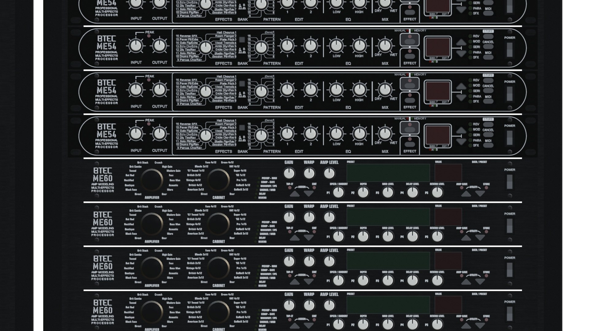Recording Studio Rackmount Effects Collection 3D Model - TurboSquid 2275807