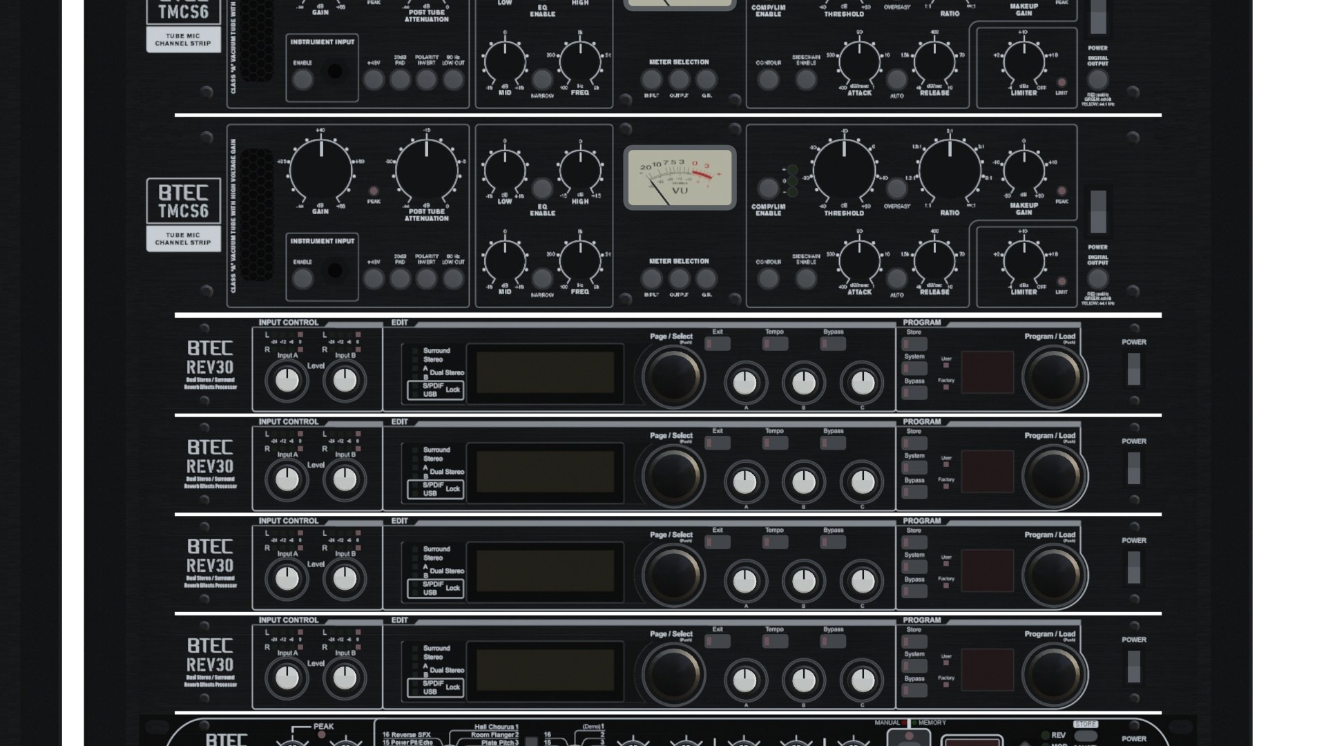 Recording Studio Rackmount Effects Collection 3D Model - TurboSquid 2275807