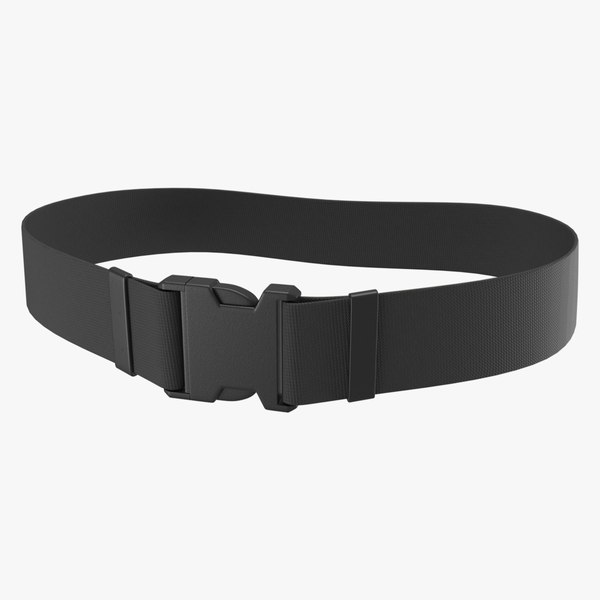 modelo 3d Tactical Belt Black - TurboSquid 1971891