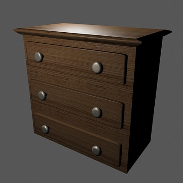 dresser drawer 3d model