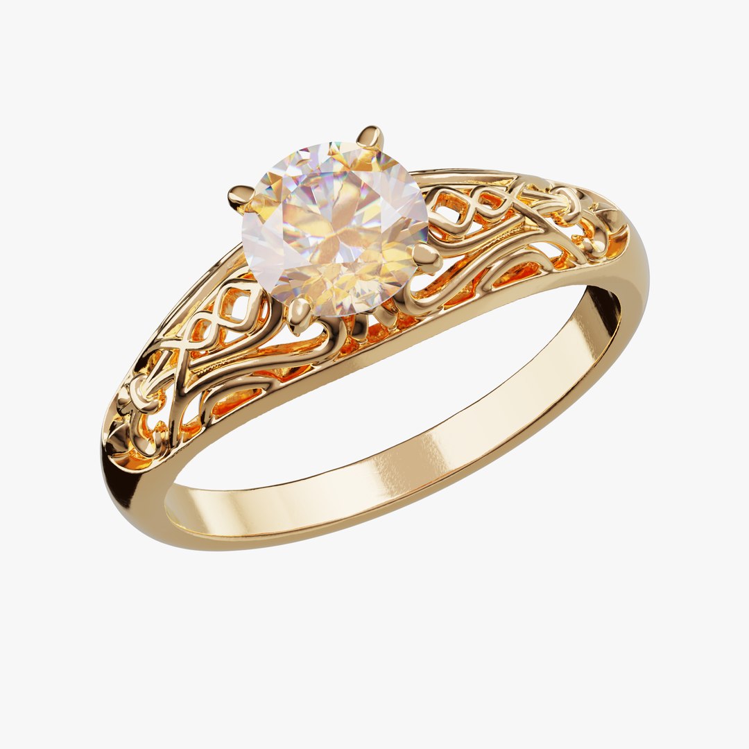 3D Glorious Ring 13 Model - TurboSquid 1936035