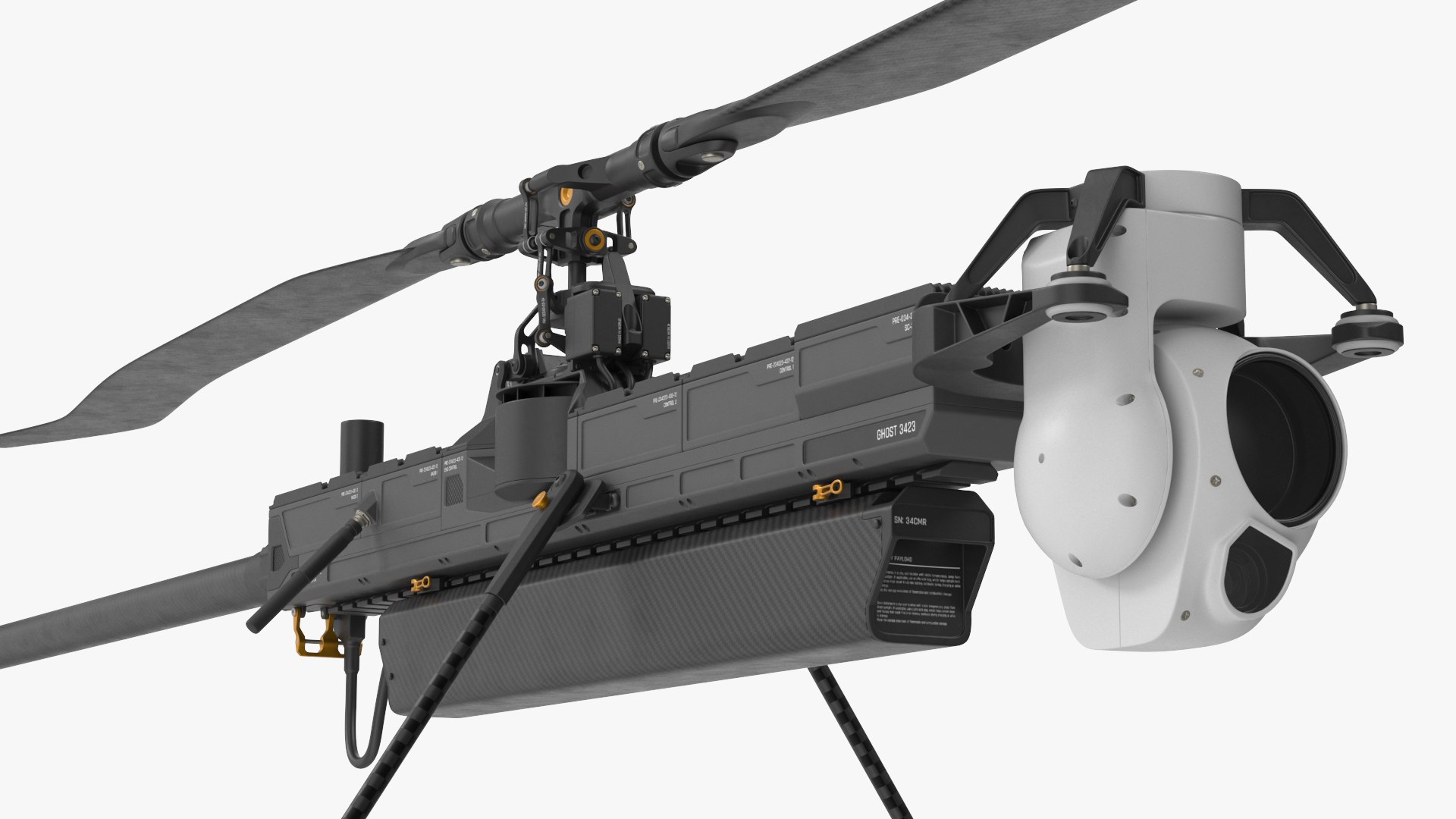 US Army Ghost-X Military Drone Rigged 3D Model - TurboSquid 2384101