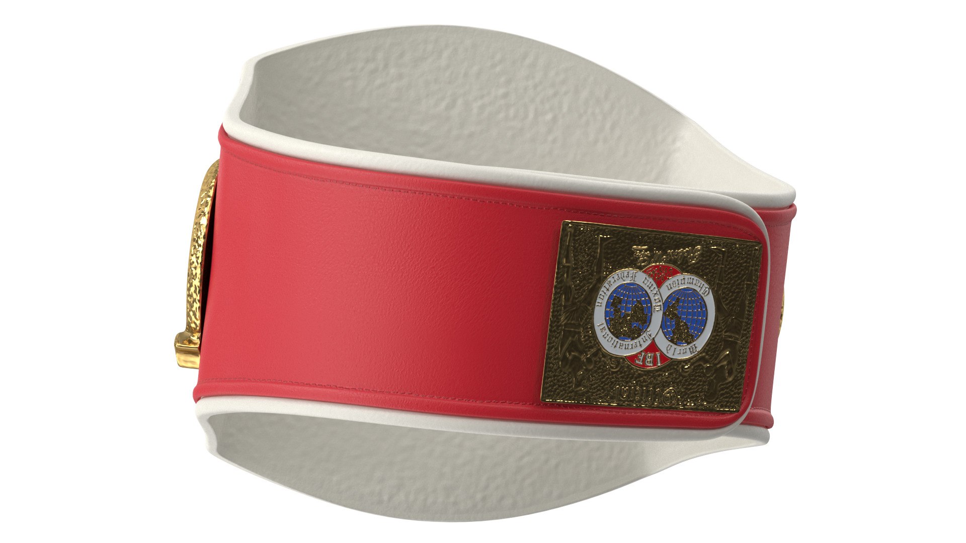 IBF Championship Belt Folded 3D Model - TurboSquid 2121531