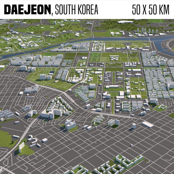 3D Seoul 모델 | TurboSquid