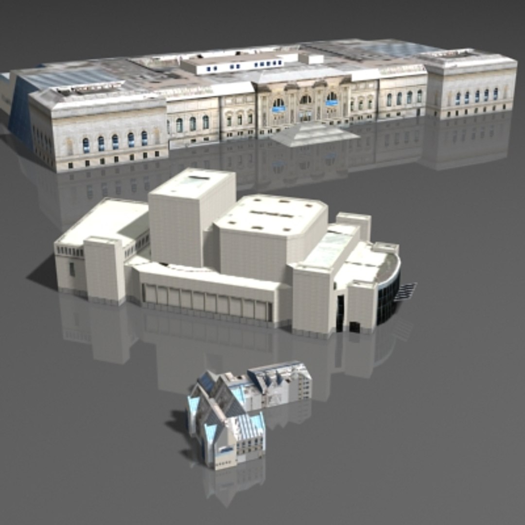 3d Max Museums Buildings Metropolitan