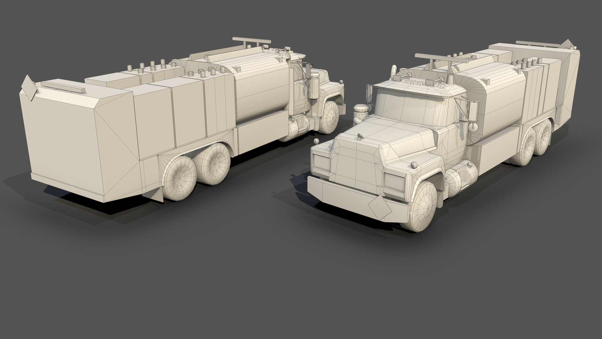 Mack R688T 1988 Fuel And Lube S02 3D Model - TurboSquid 2112427