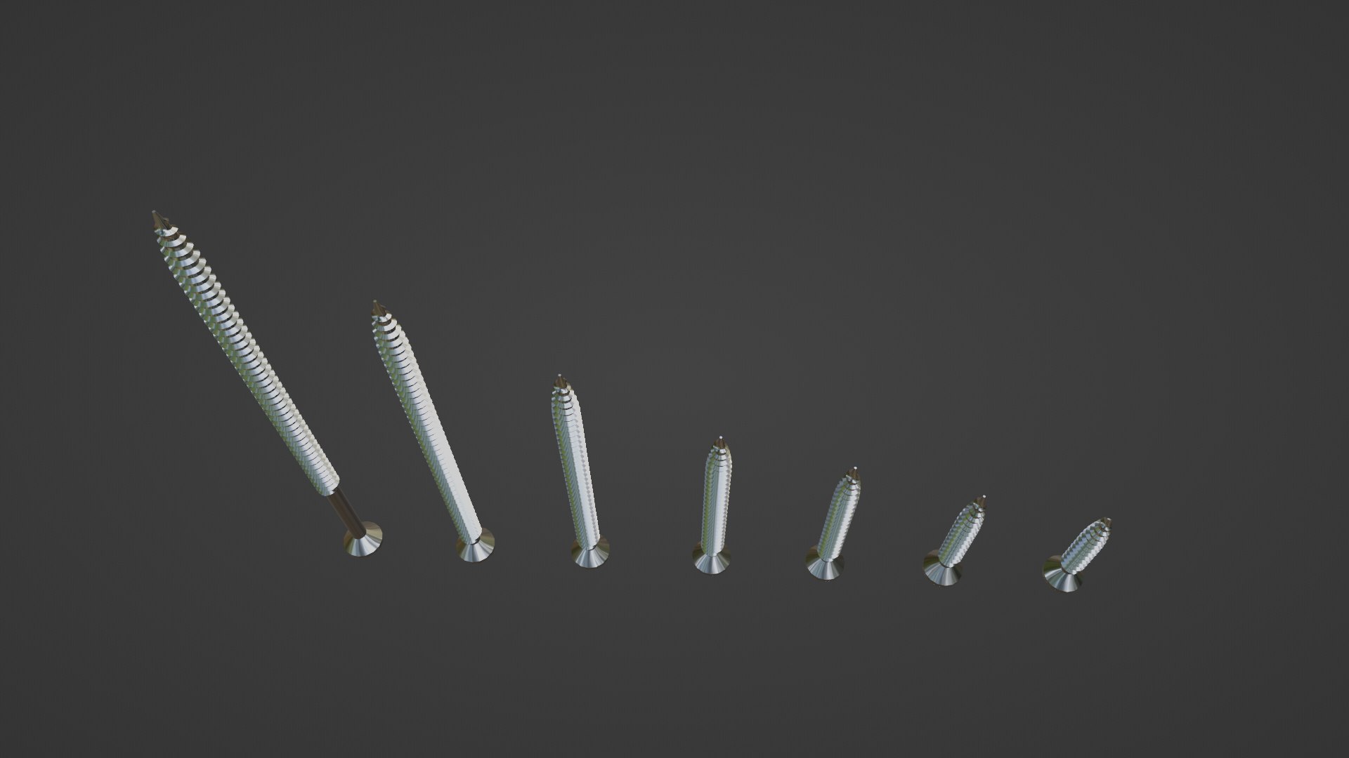 Screws Pack 3D - TurboSquid 2213339