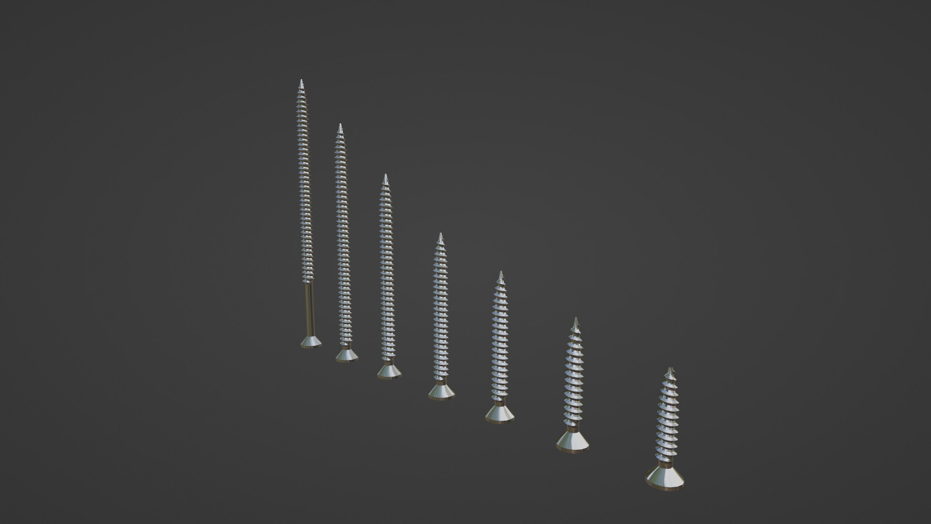 Screws Pack 3D - TurboSquid 2213339