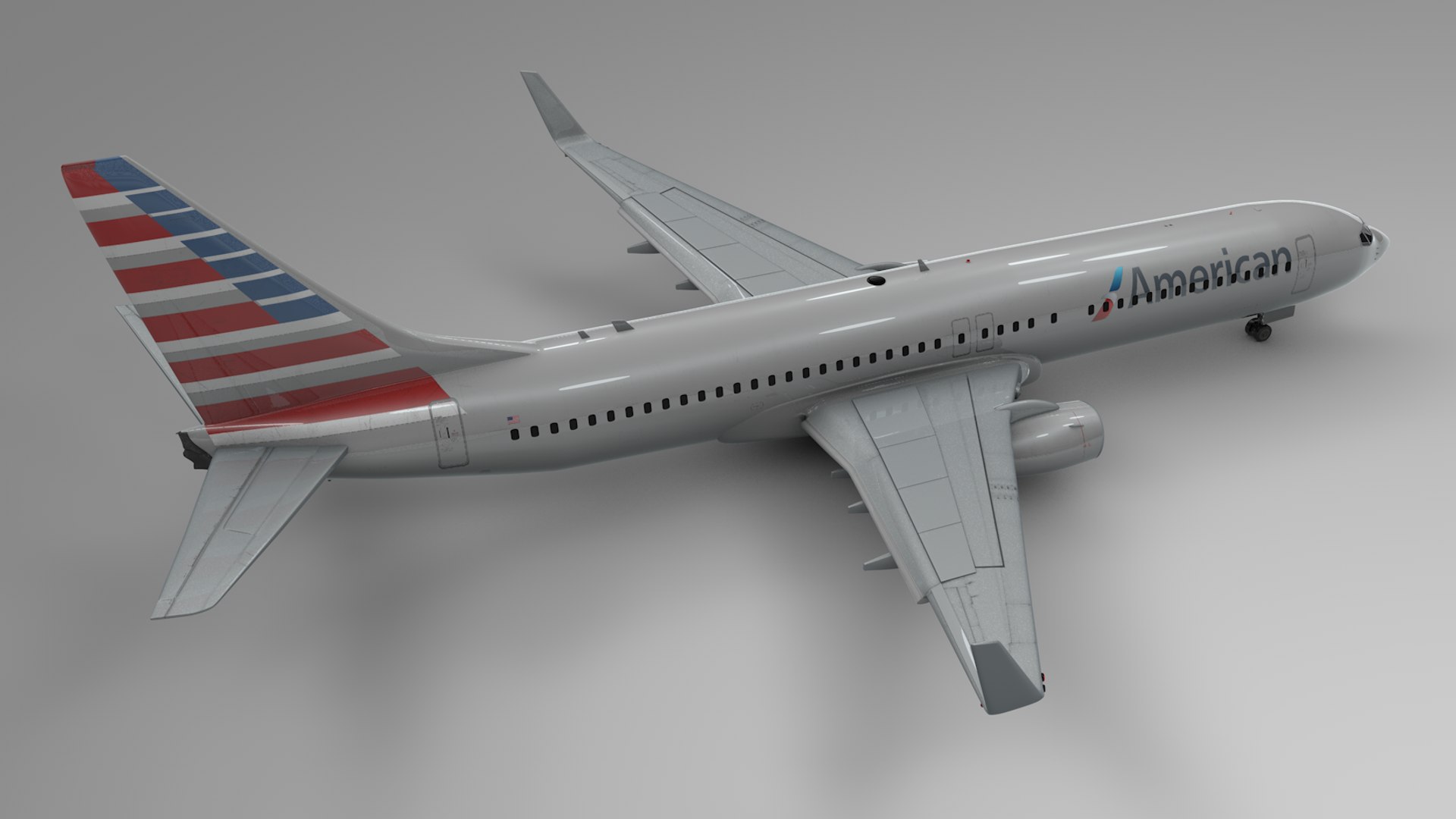 American Airlines Boeing 737-800 3D Model - TurboSquid 1473989