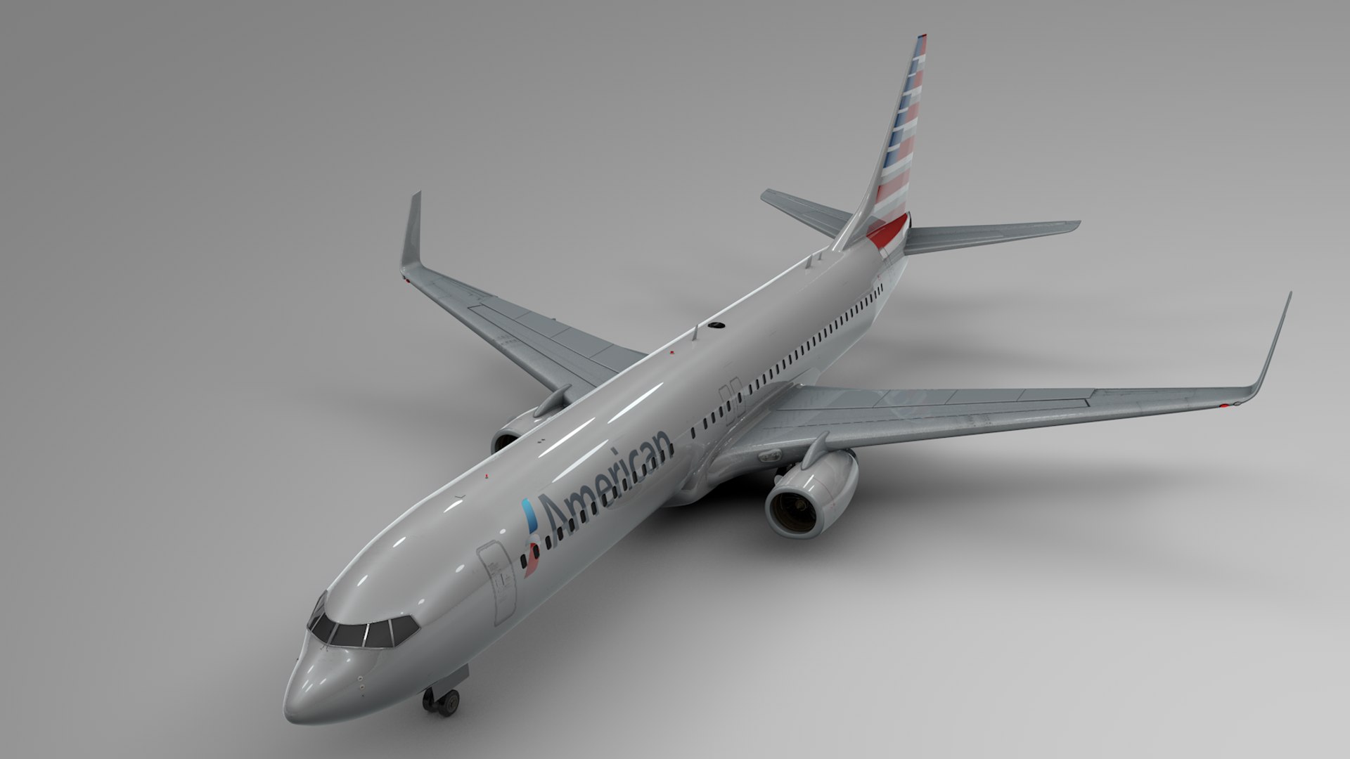 American Airlines Boeing 737-800 3D Model - TurboSquid 1473989