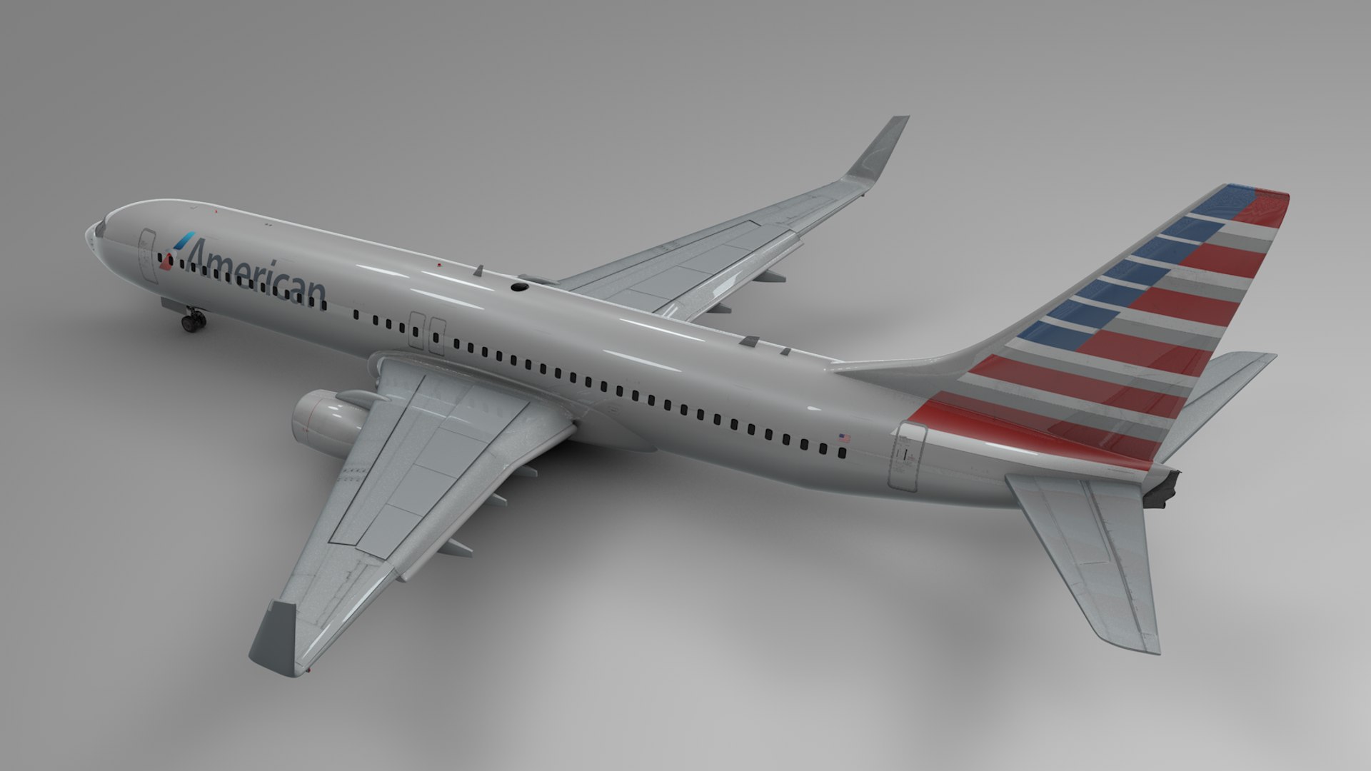 American Airlines Boeing 737-800 3D Model - TurboSquid 1473989