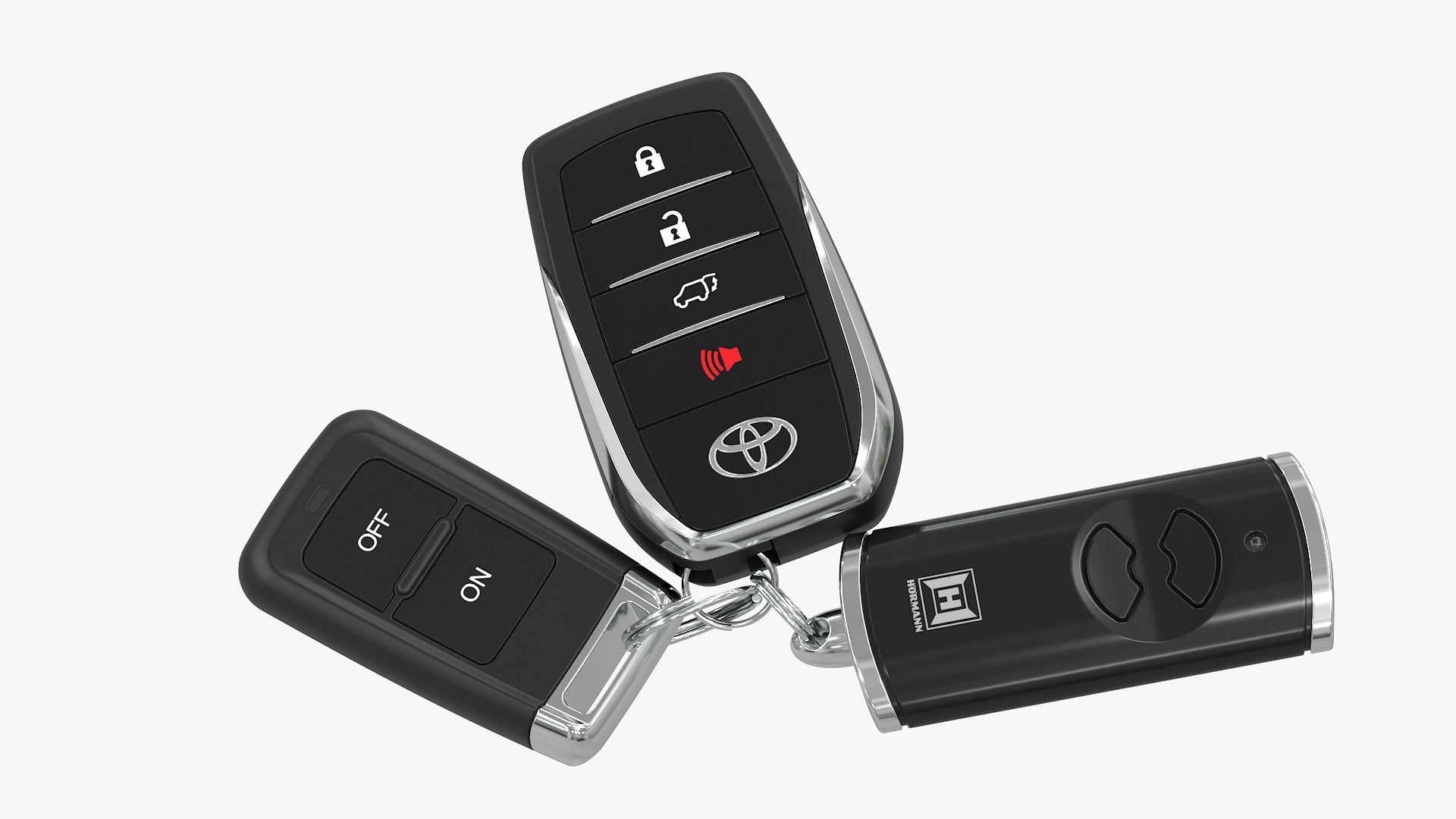 3D Model Car Key Set 03 - TurboSquid 2135800